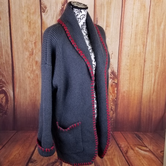 Forenza | Sweaters | Nwt Forenza Gray Open Front Heavy Cardigan Size M ...
